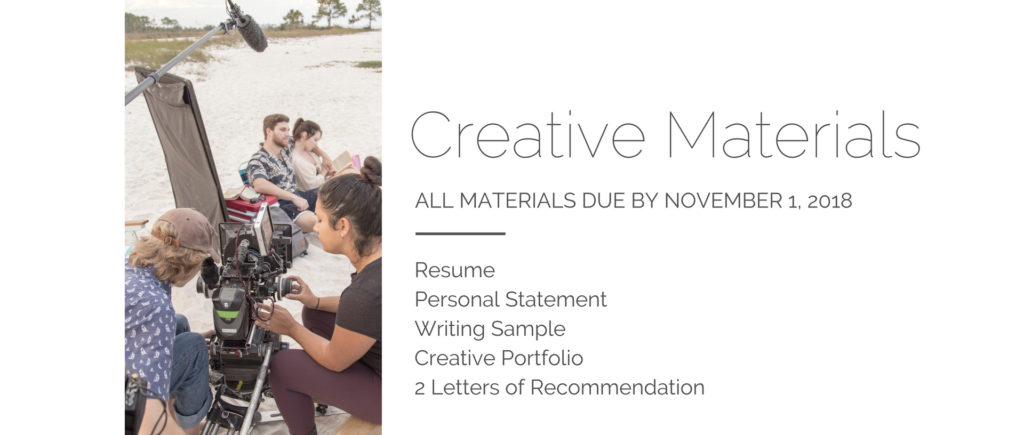 Creative Materials - College of Motion Picture Arts